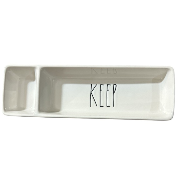 Rae Dunn | Kitchen | Rae Dunn Cream Keep Sectioned Tray | Poshmark